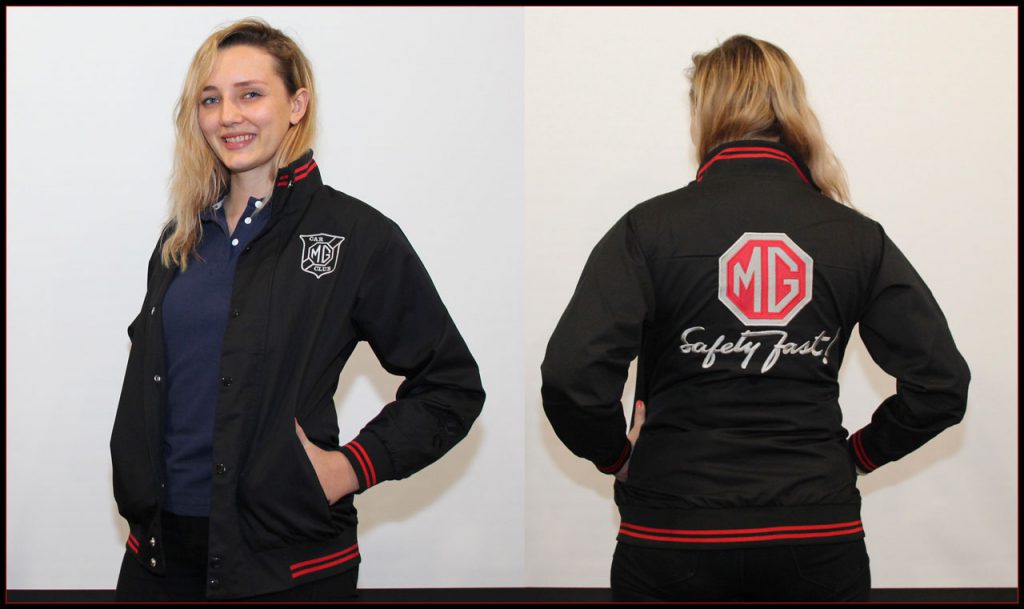 Womens MG Car Club Sydney Bomber Jacket - The MG Car Club Sydney