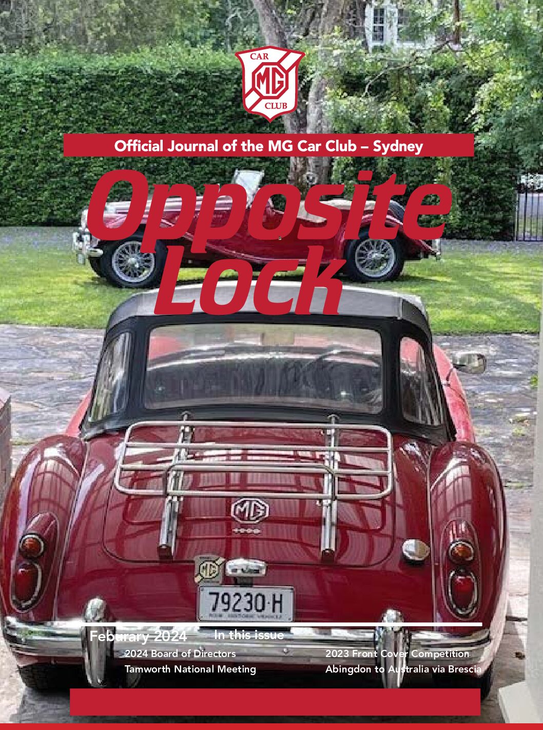 Opposite Lock, February 2024 - The MG Car Club Sydney